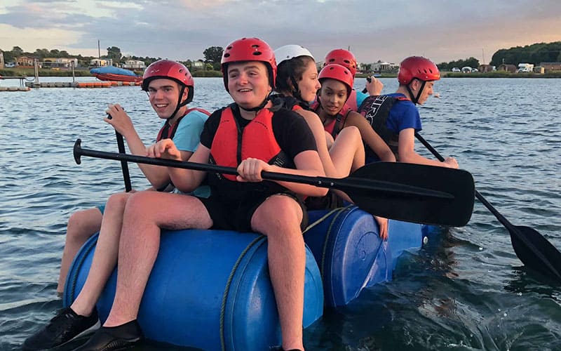 Raft Building for Young People | Learn to Build a Raft